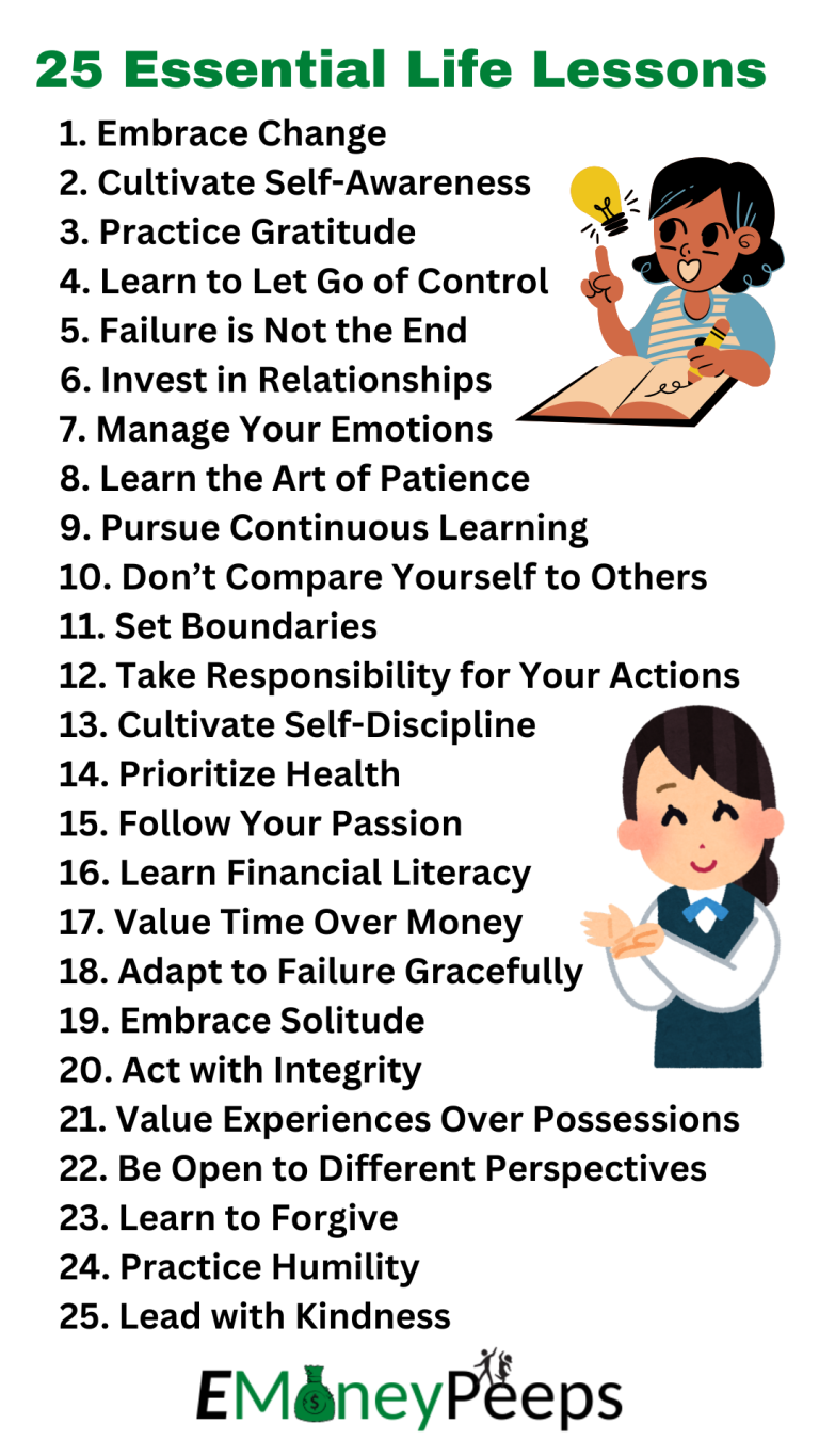 25 Essential Life Lessons Everyone Should Learn and Adopt for a ... 25 Essential Life Lessons Everyone Should Learn and Adopt for a ...